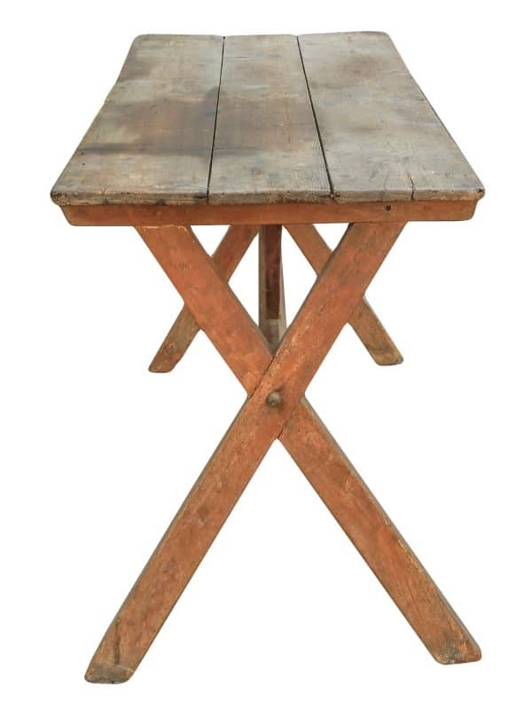 Antique Sawbuck Table – Laurin Copen Antiques