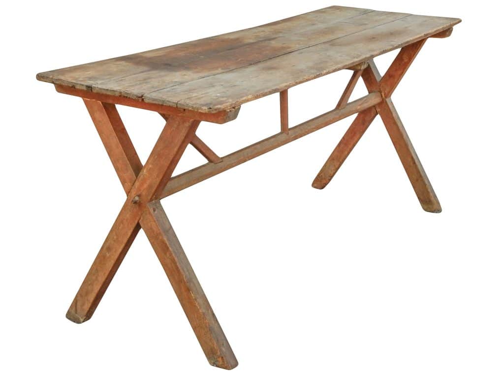 Antique Sawbuck Table – Laurin Copen Antiques