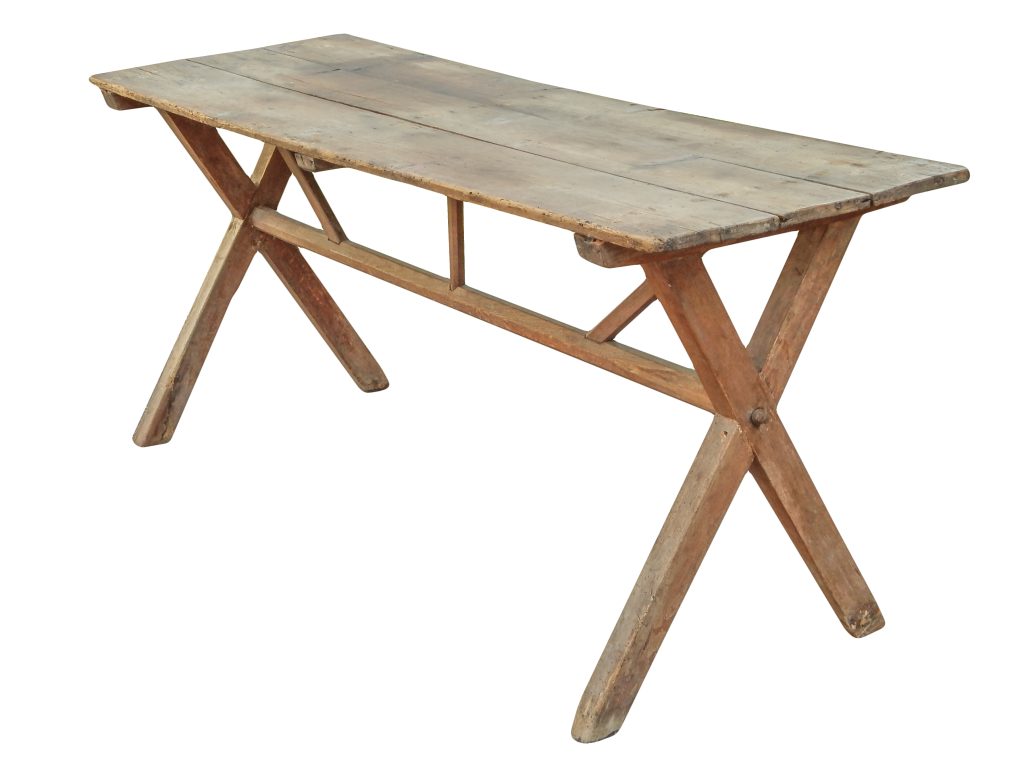 Antique Sawbuck Table – Laurin Copen Antiques